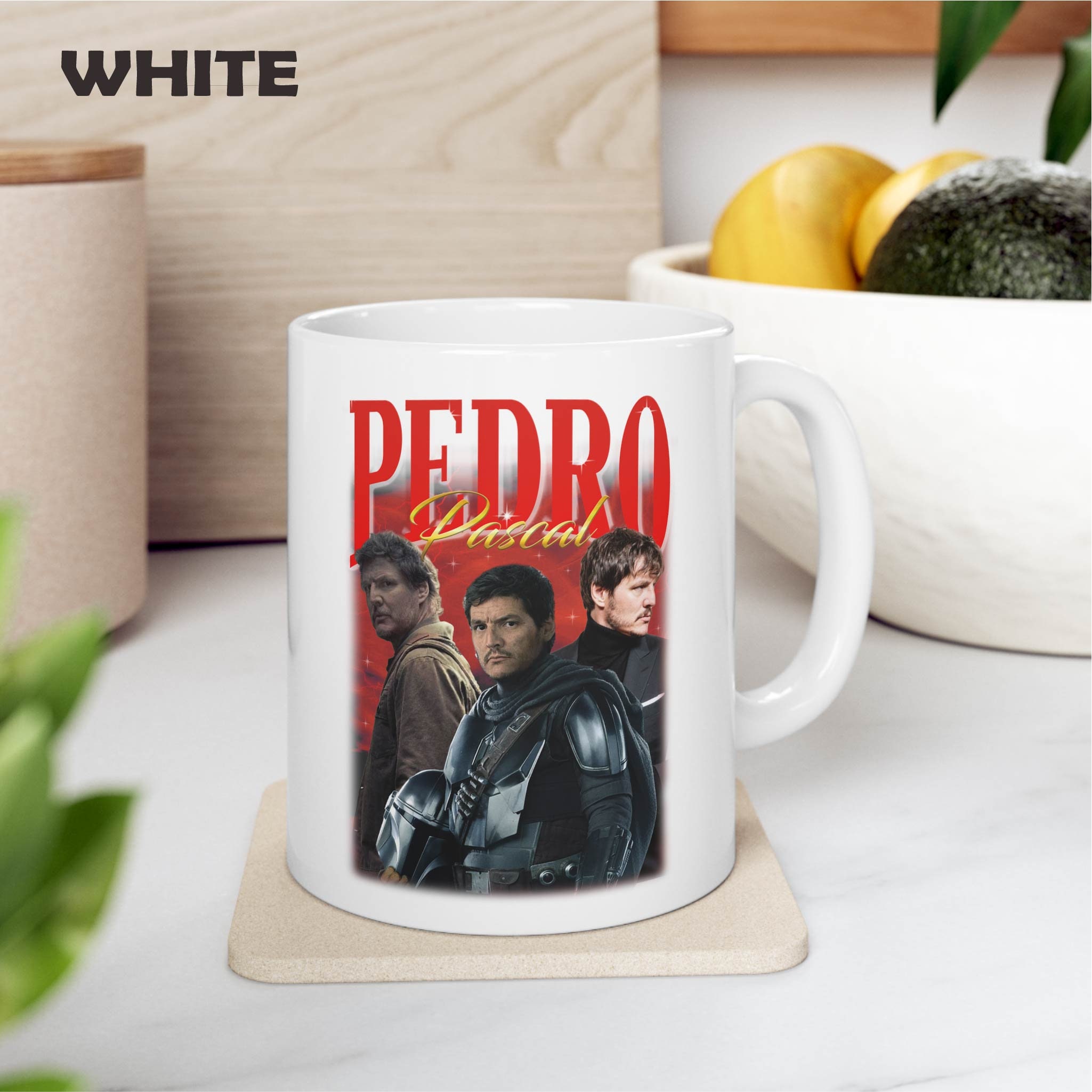 Taza Pedro Pascal Actor Famoso Merch