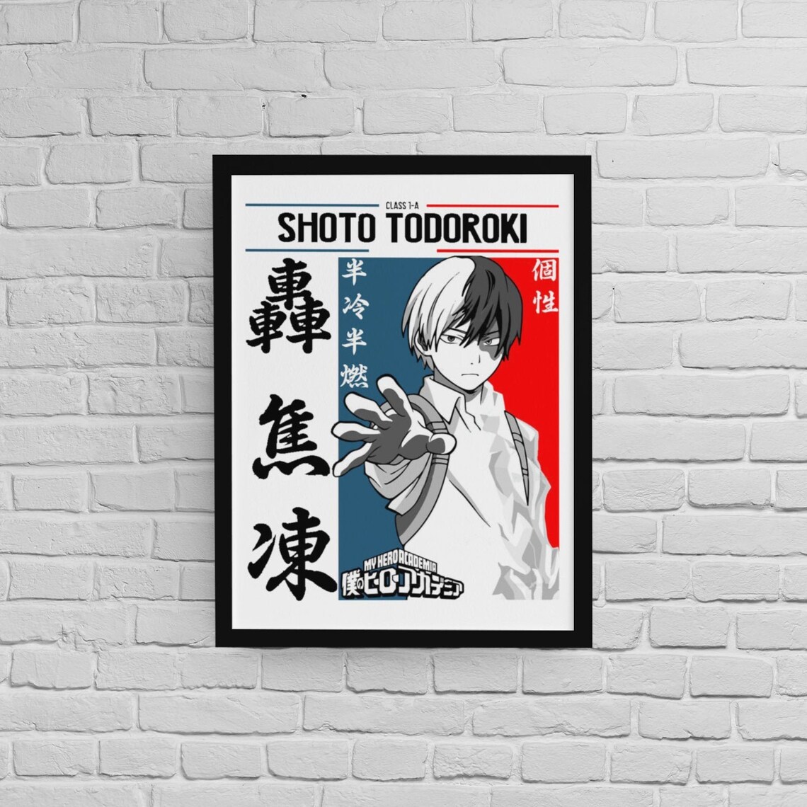 Shoto Todoroki Poster mha posterbnha posteranime | Etsy