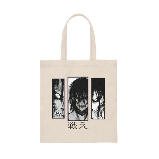 Eren Jaeger Tote Bag-aot Tot,aot Tote Bag,aot Bag,anime Tote Bag ...