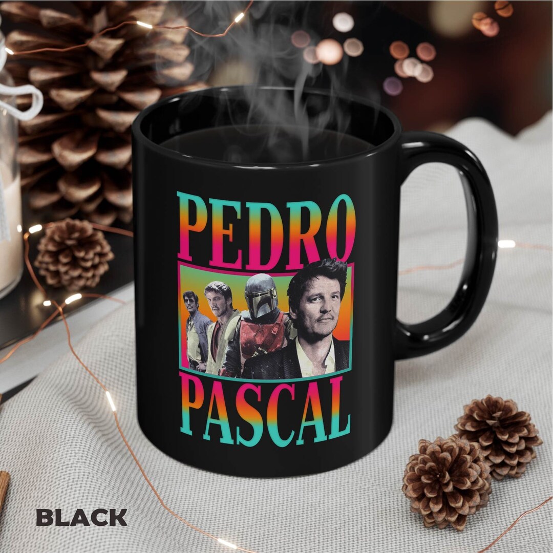 Retro Pedro Pascal Mug pedro Pascal Coffee Mugpedro Pascal - Etsy