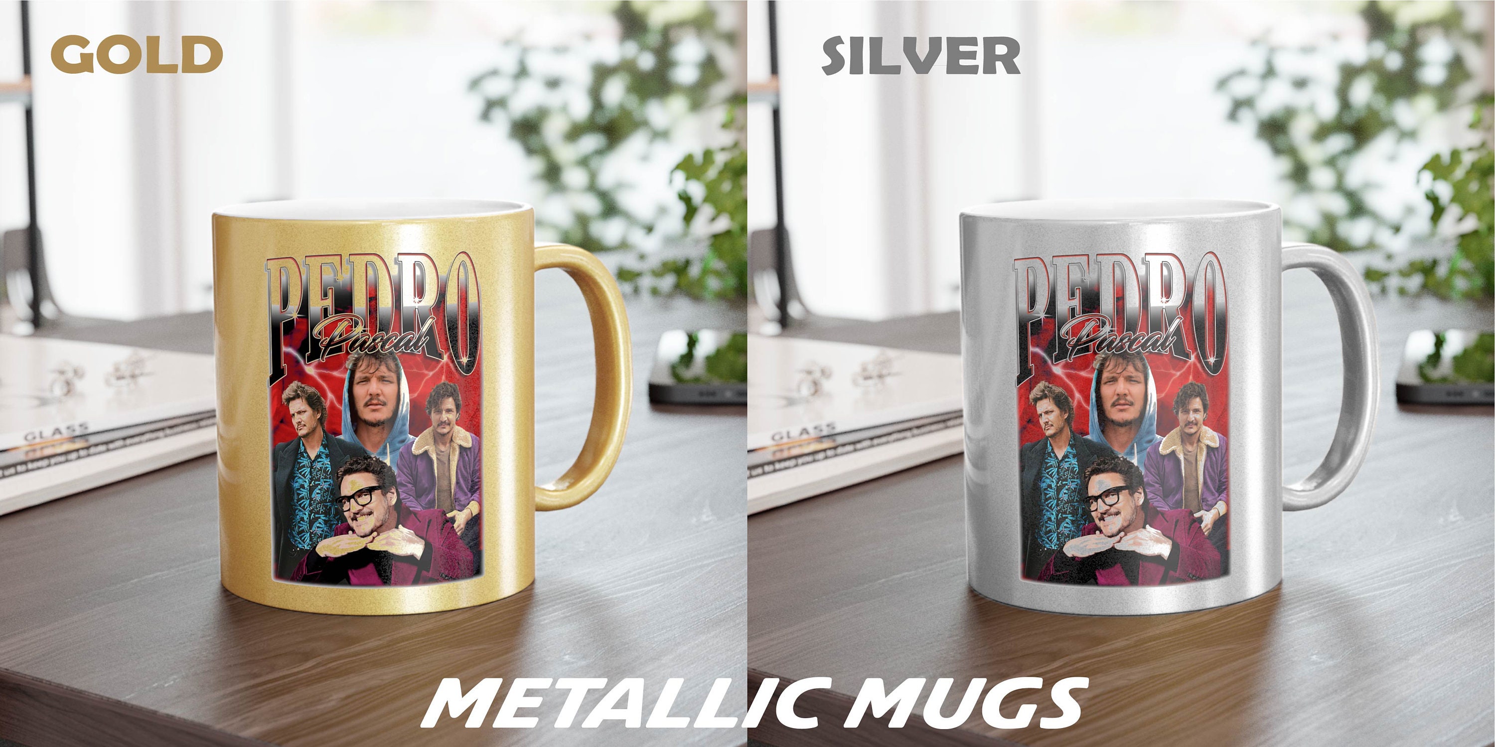 Retro Pedro Pascal Mug pedro Pascal Coffee Mugpedro Pascal - Etsy