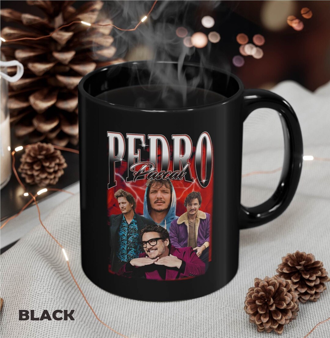 Retro Pedro Pascal Mug pedro Pascal Coffee Mugpedro Pascal - Etsy
