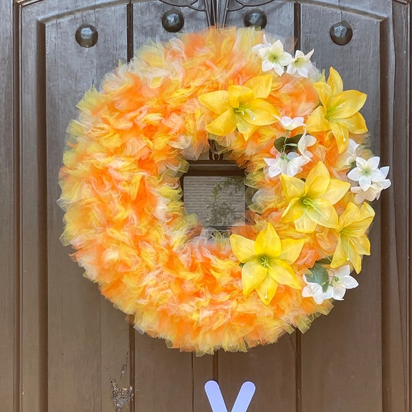 Tulle Wreath - Etsy