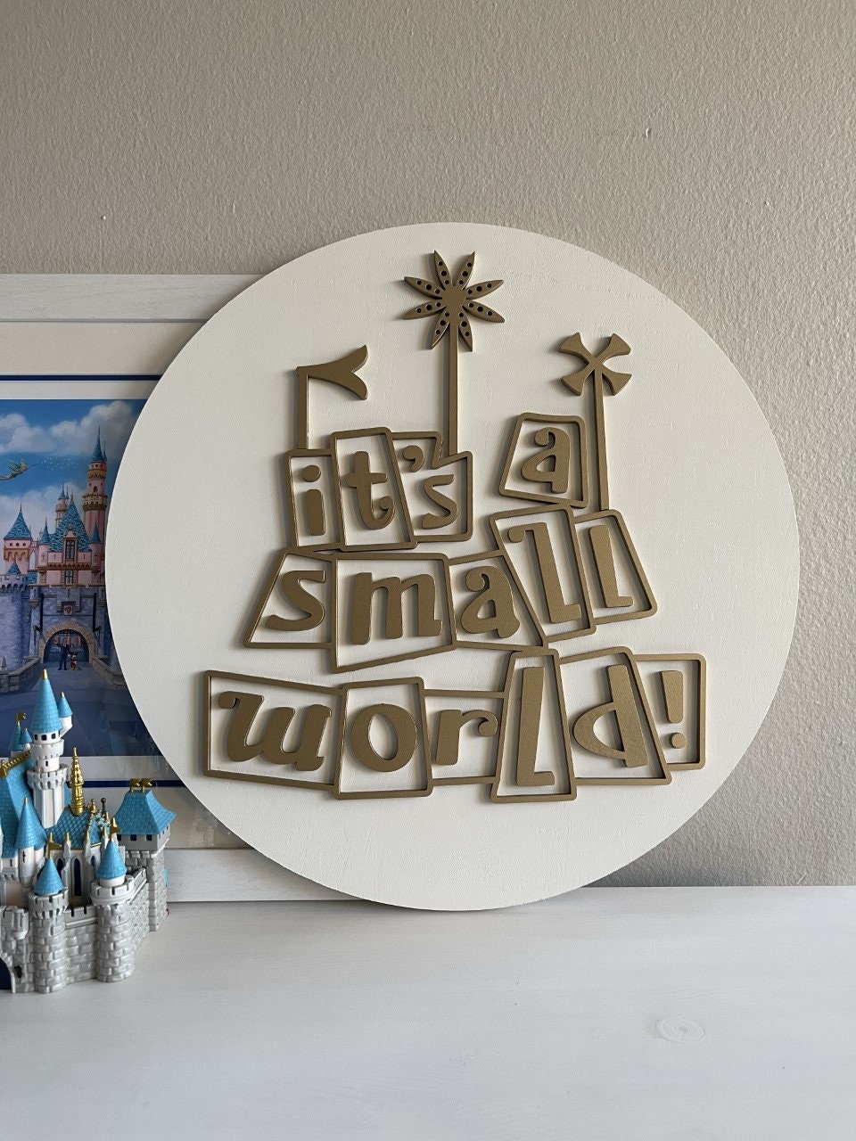 It's A Small World Sign Small World Logo Sign | Etsy Australia