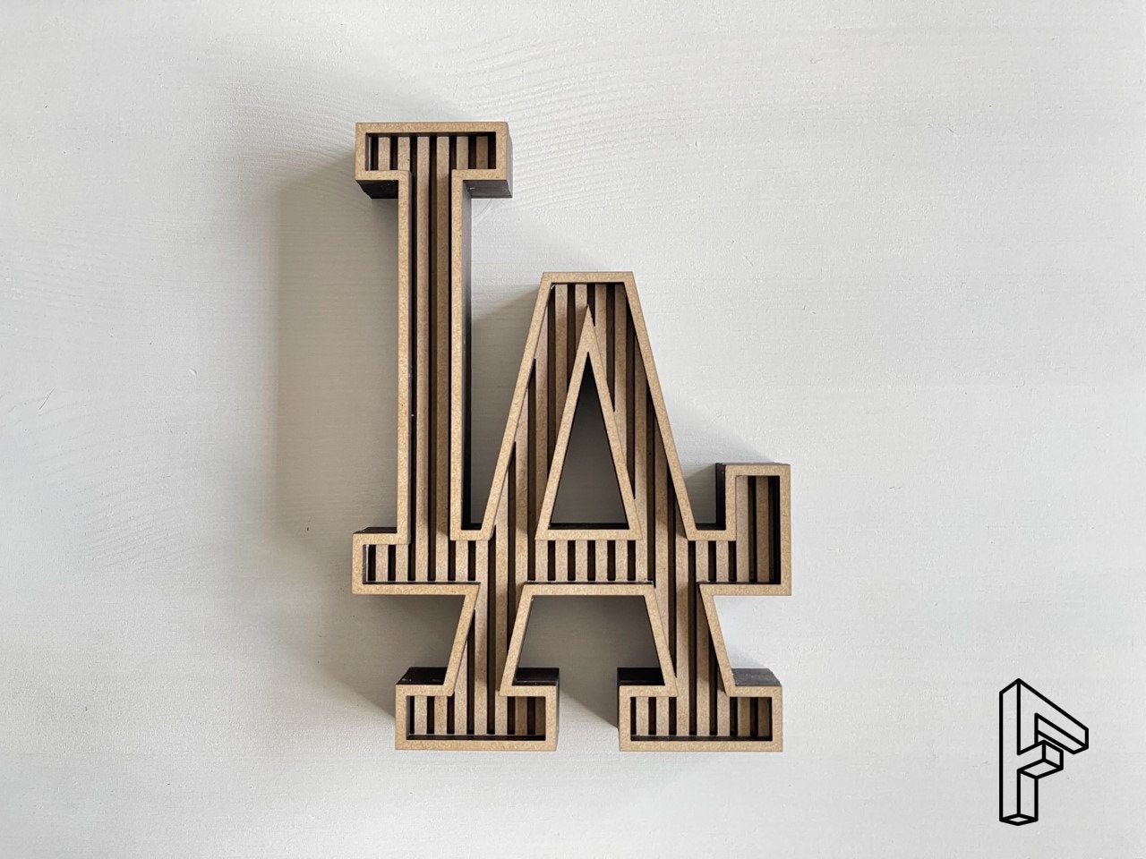 LA Dodgers Stadium Logo Wood Display Sign 6 - Etsy