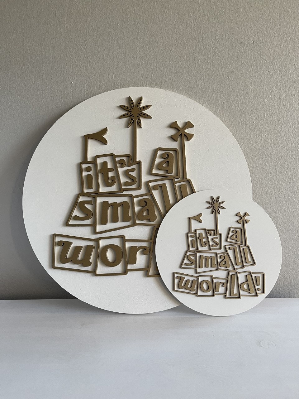 It's A Small World Sign Small World Logo Sign - Etsy Australia