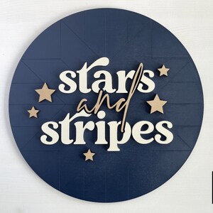 Stars and Stripes Sign Fourth of July Sign Patriotic Sign - Etsy