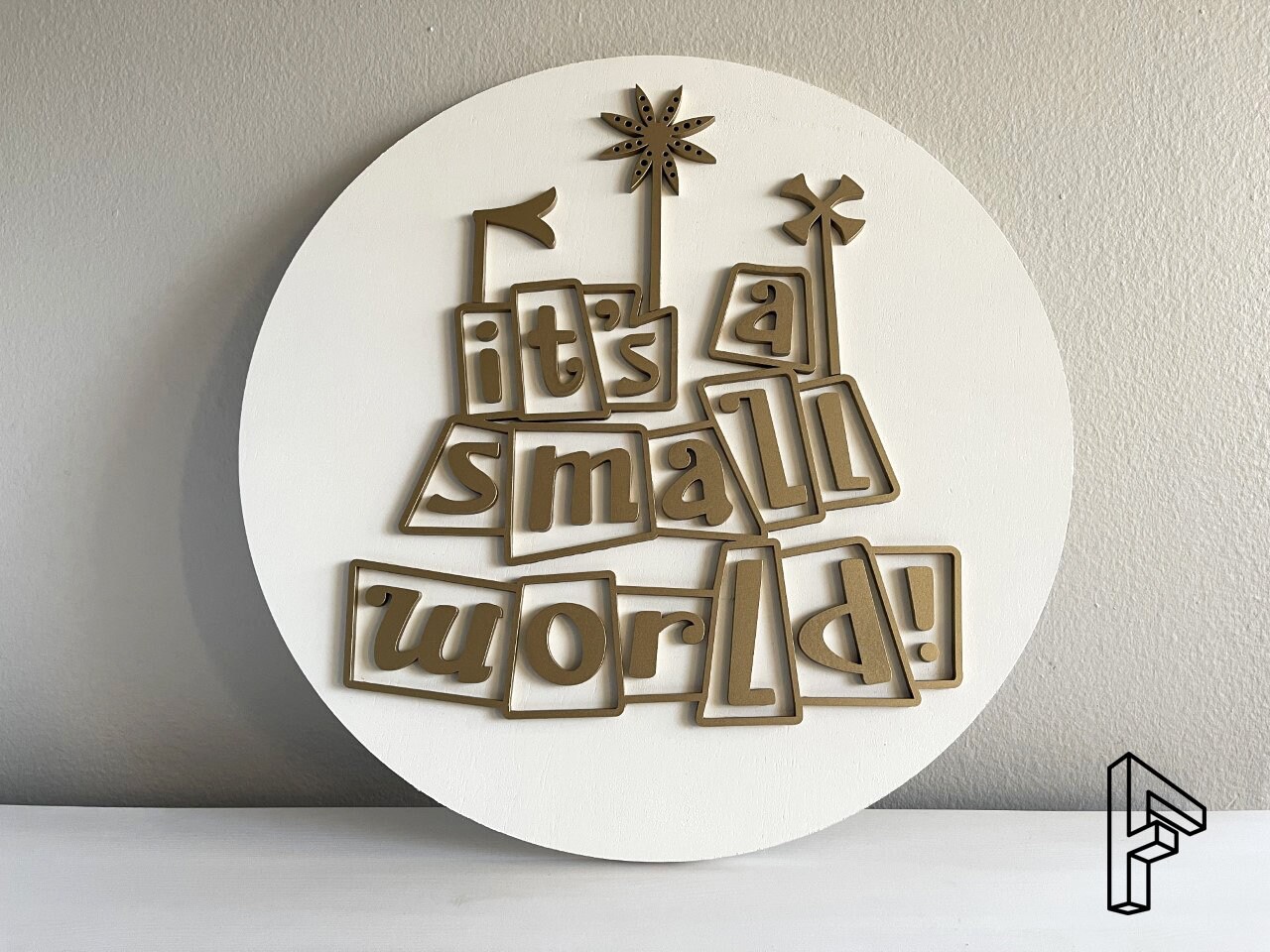 It's A Small World Sign Small World Logo Sign - Etsy Australia