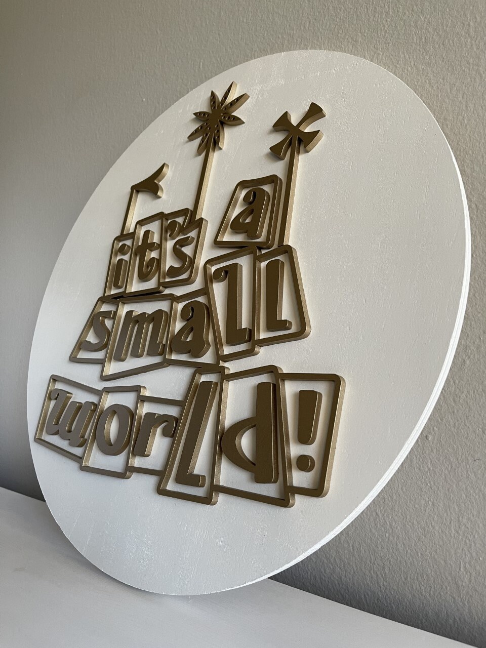 It's A Small World Sign Small World Logo Sign - Etsy Australia