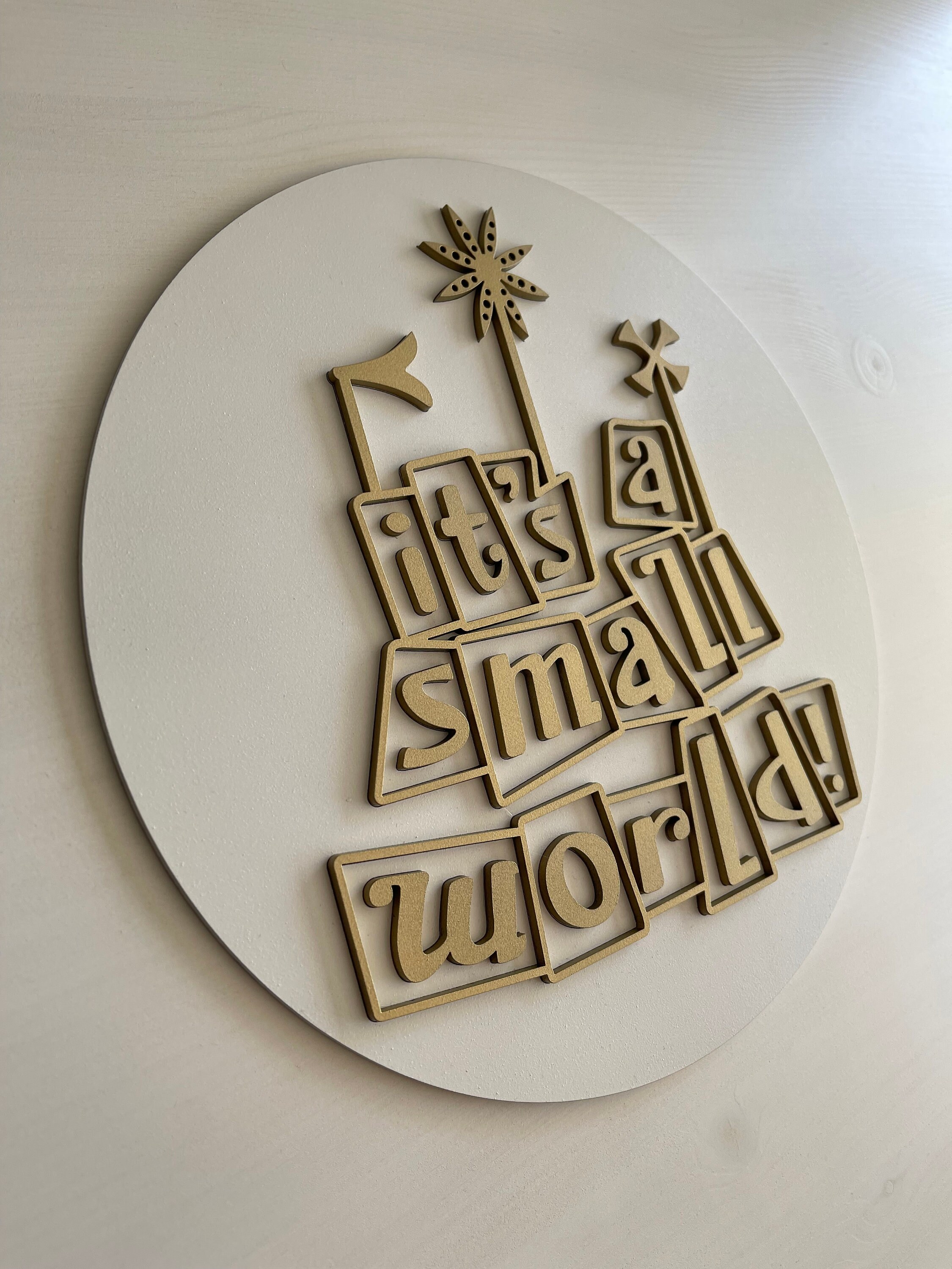 It's A Small World Sign Small World Logo Sign - Etsy Finland