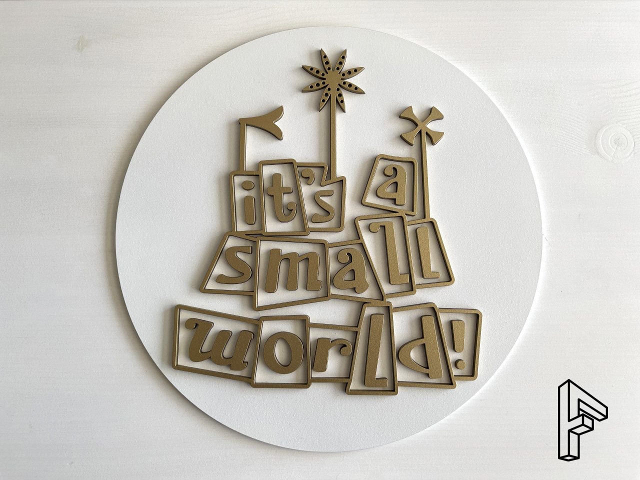 It's A Small World Sign Small World Logo Sign - Etsy Finland