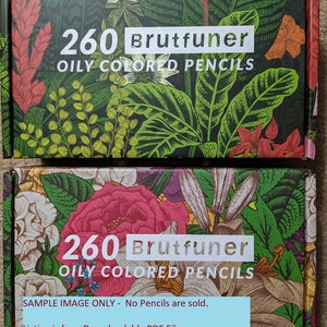 Brutfuner - Original in FLOWERY BOXES - 520 Colored Pencil Set - DIY ...