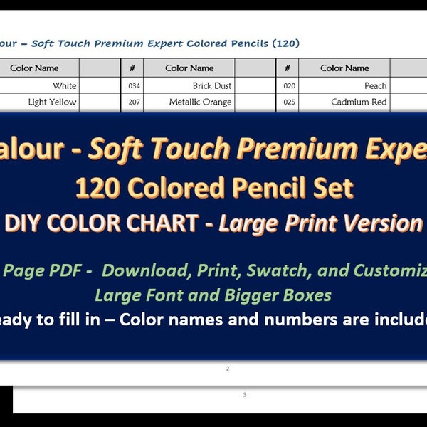 Kalour Color Pencils - Etsy