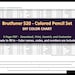 180 Colors 3 Pages DIY Blank Color Chart /swatch Sheet Digital Download ...