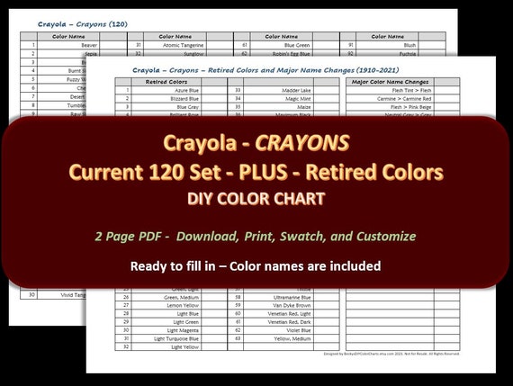 120 Crayola Crayons Colors