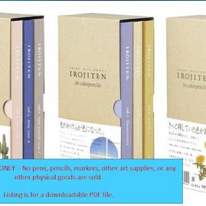 Tombow Irojiten - 100 Colored Pencil Set in Color Order - DIY Color ...