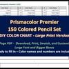 100 Colors - 1 Page - DIY Blank Color Chart /swatch Sheet - Digital ...