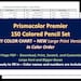 Prismacolor Premier 150 Colored Pencil Set PDF DIY Color Chart / Swatch ...