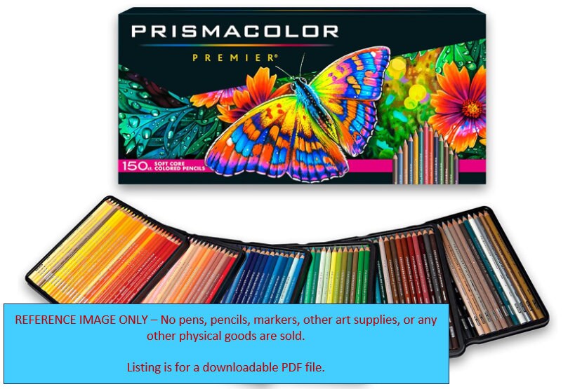 Prismacolor Premier - 150 Colored Pencil Set in Color Order - DIY Color ...