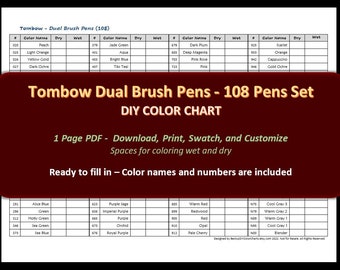 Tombow Dual Brush Tracker - Etsy