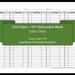 180 Colors 3 Pages DIY Blank Color Chart /swatch Sheet Digital Download ...
