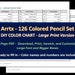 120 Colors 1 Page DIY Blank Color Chart /swatch Sheet Digital Download ...