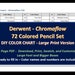 120 Colors 1 Page DIY Blank Color Chart /swatch Sheet Digital Download ...