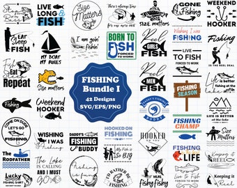 Fishing Svg Fishing Bundle Pack Svg Fisherman Svg Funny - Etsy