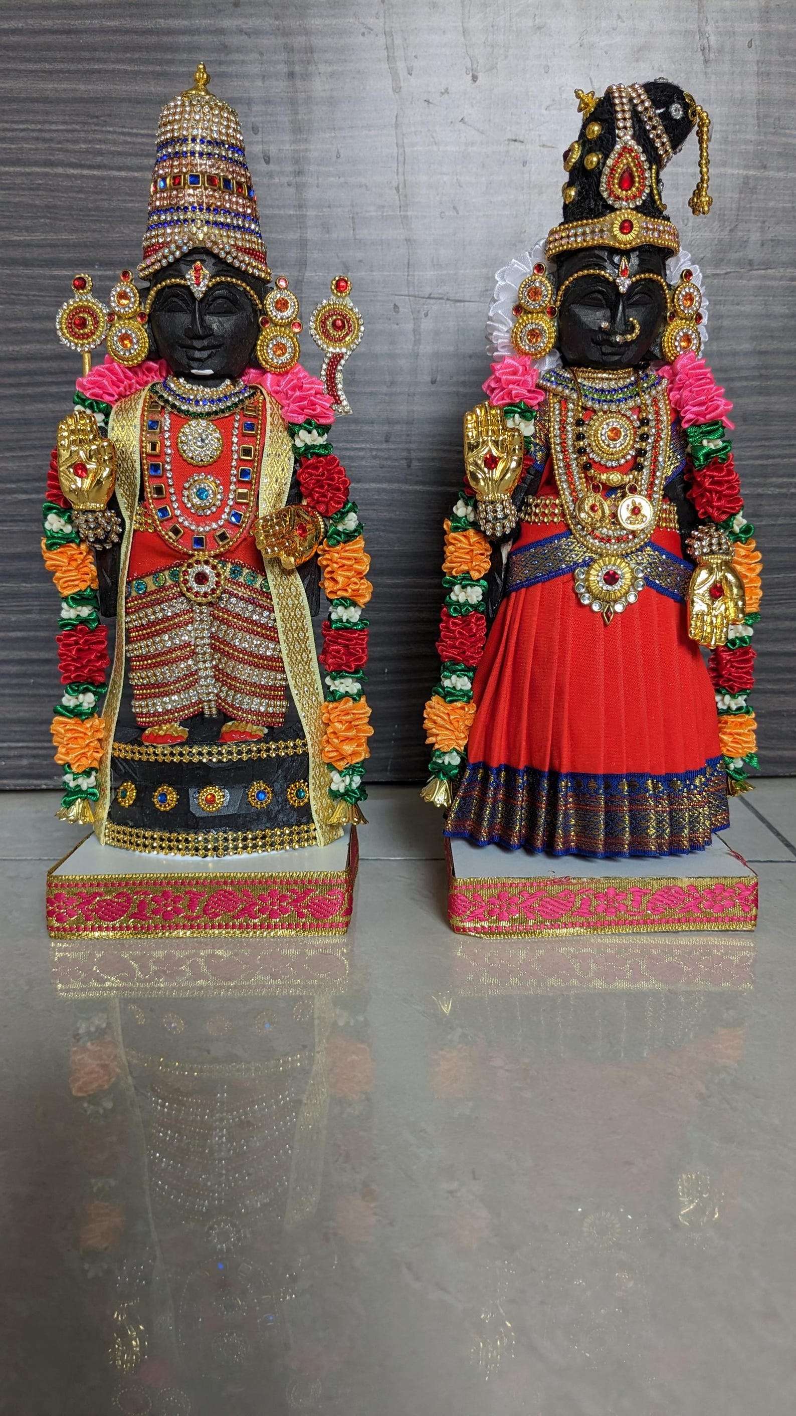 Wooden Marapachi Dolls, Marapachi Bommai , Golu Doll, Indian God Doll ...