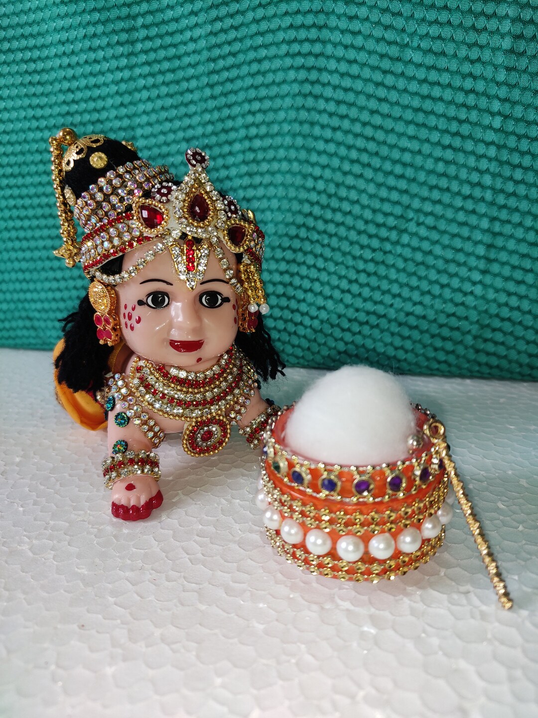 Krishna Doll / Crawling Krishna Doll/child Krishna /krishna Janmashtami ...