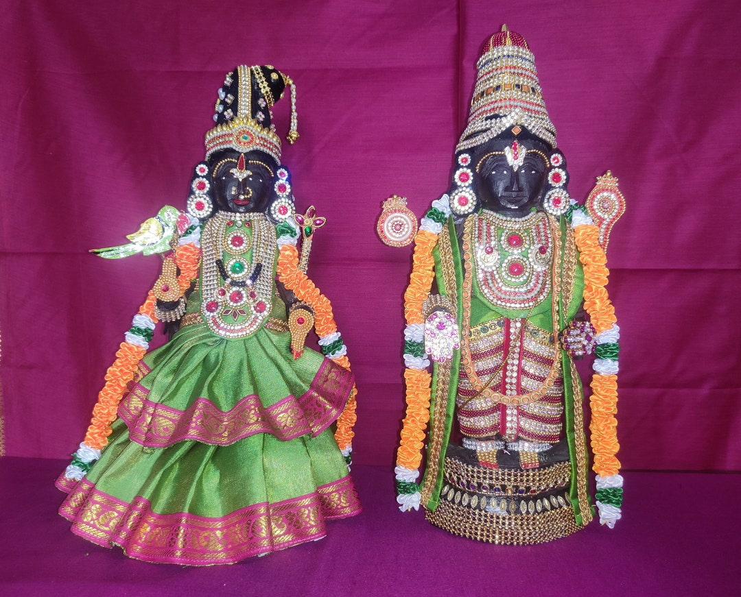 Wooden Marapachi Dolls, Marapachi Bommai , Golu Doll, Indian God Doll ...