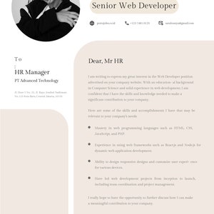 Web Developer Resume Template, Creative Canva Editable Diy Template ...