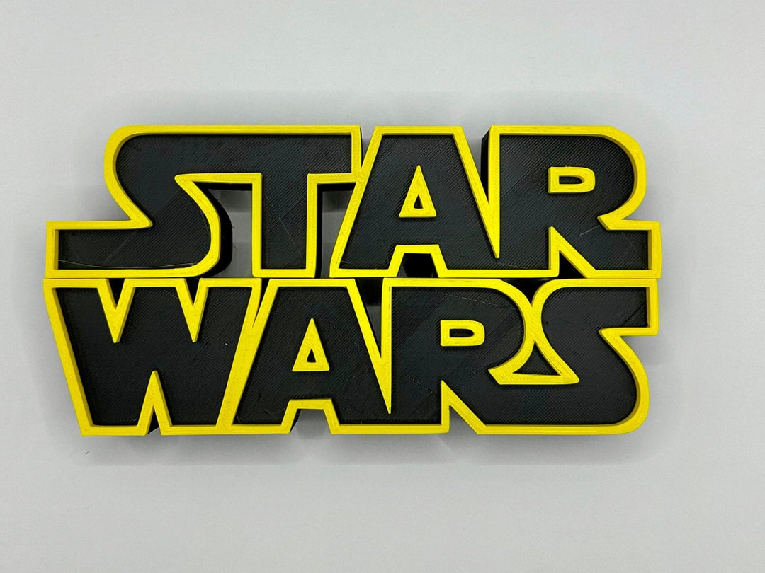 Star Wars 3d Printed Sign, Desk Decor, Shelf Decor, Great Gift for ...
