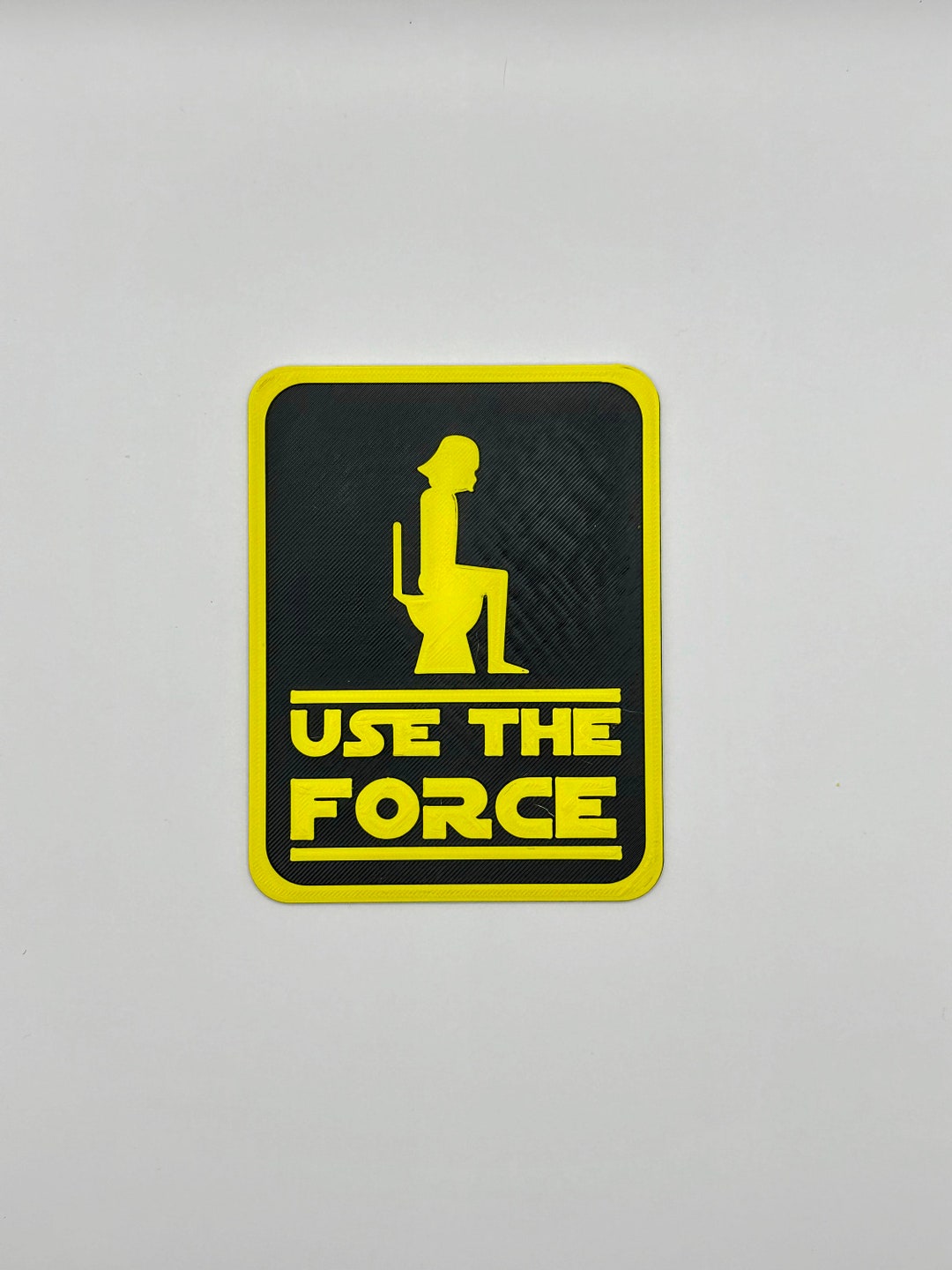 Use the Force Bathroom Sign Star Wars - Etsy