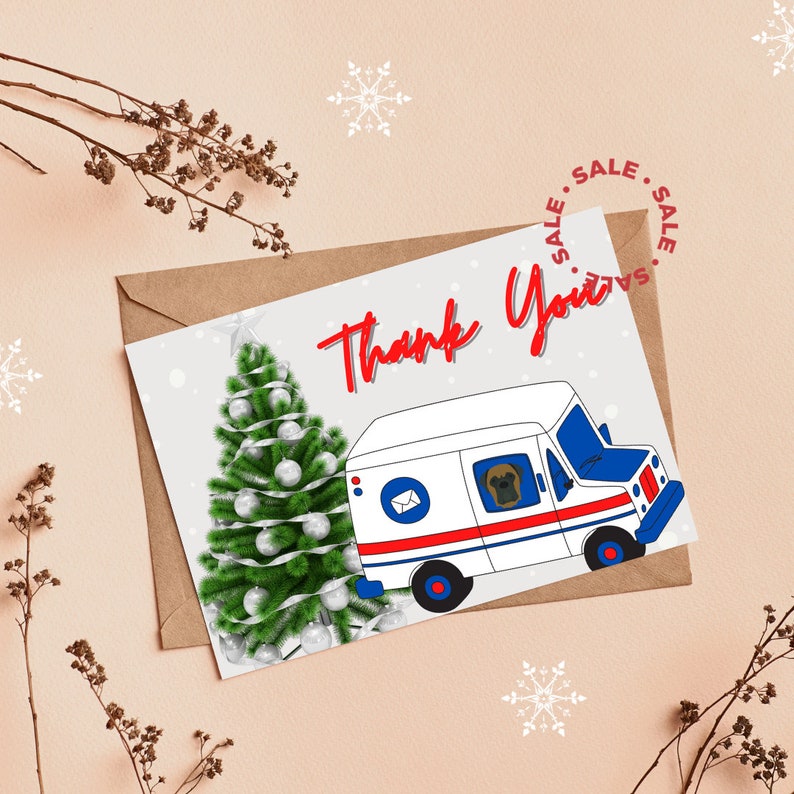 Letter Carrier Thank You Post Cards, Postal Postcards, Mail Carrier ...