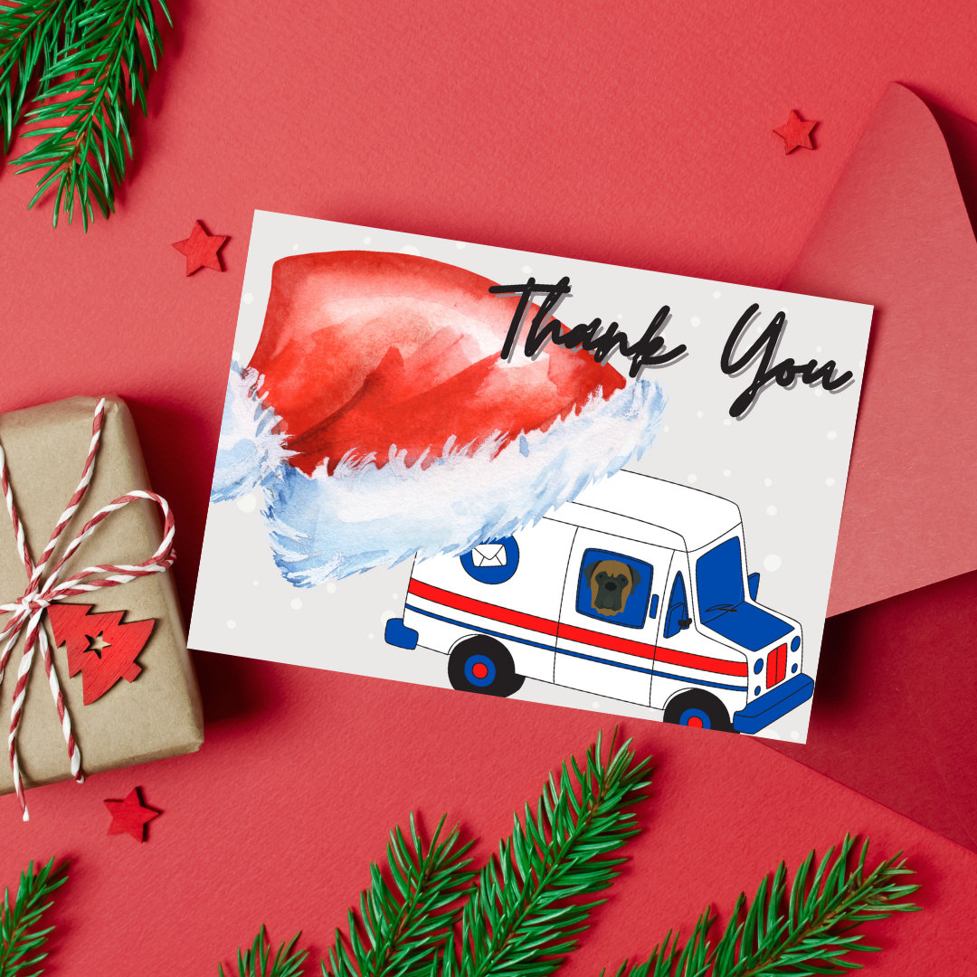 Letter Carrier Thank You Post Cards, Postal Postcards, Mail Carrier ...