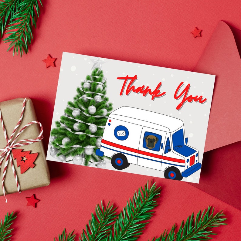 Letter Carrier Thank You Post Cards, Postal Postcards, Mail Carrier ...