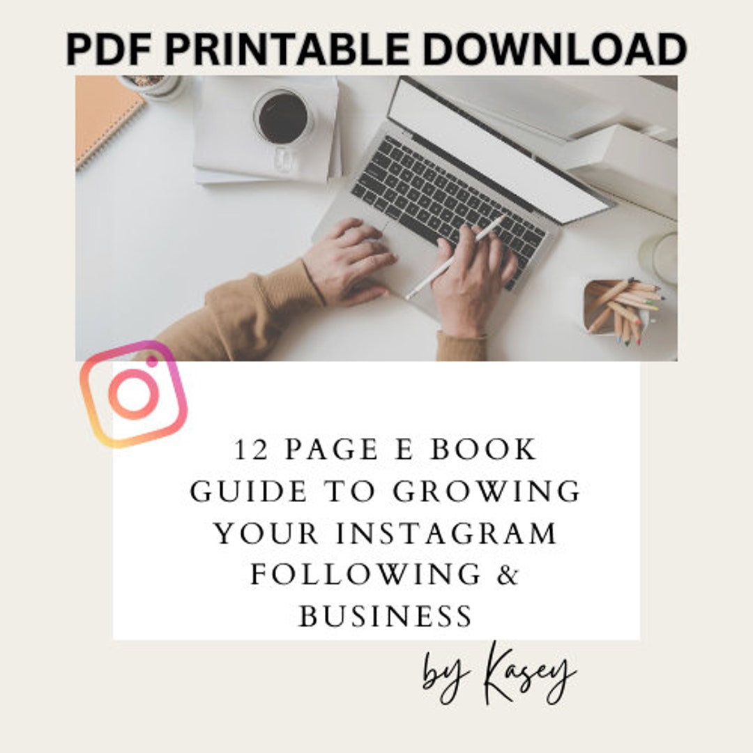 Instagram Growth Guide, Instagram E-book, Instagram Growth Tips and ...
