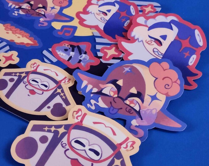 Splatoon 3 Deep Cut Squid Sisters Mini Glitter Epoxy Acrylic Charms - Etsy