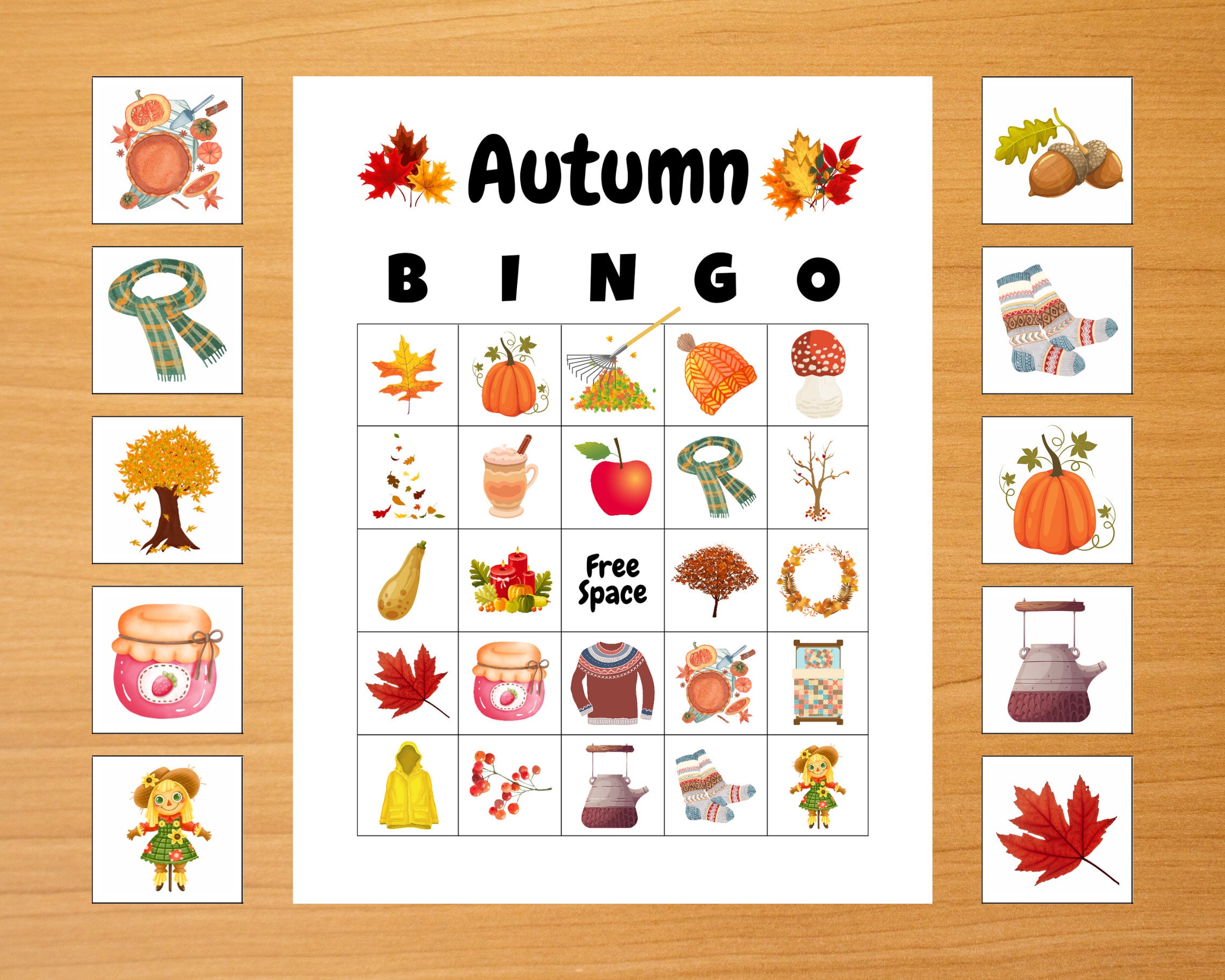 Autumn Bingo| Digital Download| Printable Play Based Activity ...