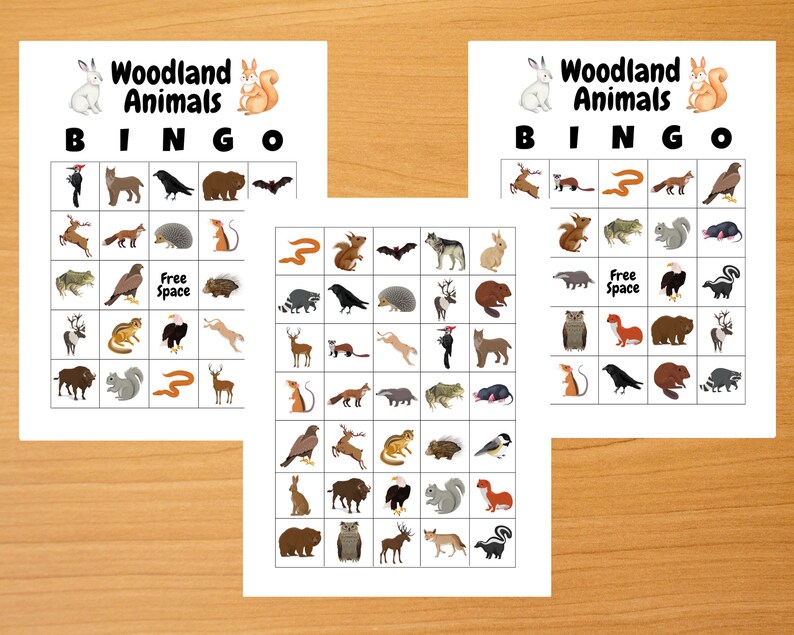 Woodland Animals Activity Bundle| Child Inspired Printables| Digital ...