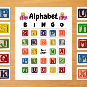 Alphabet Bingo| Digital Download| Printable Play Based Activity ...