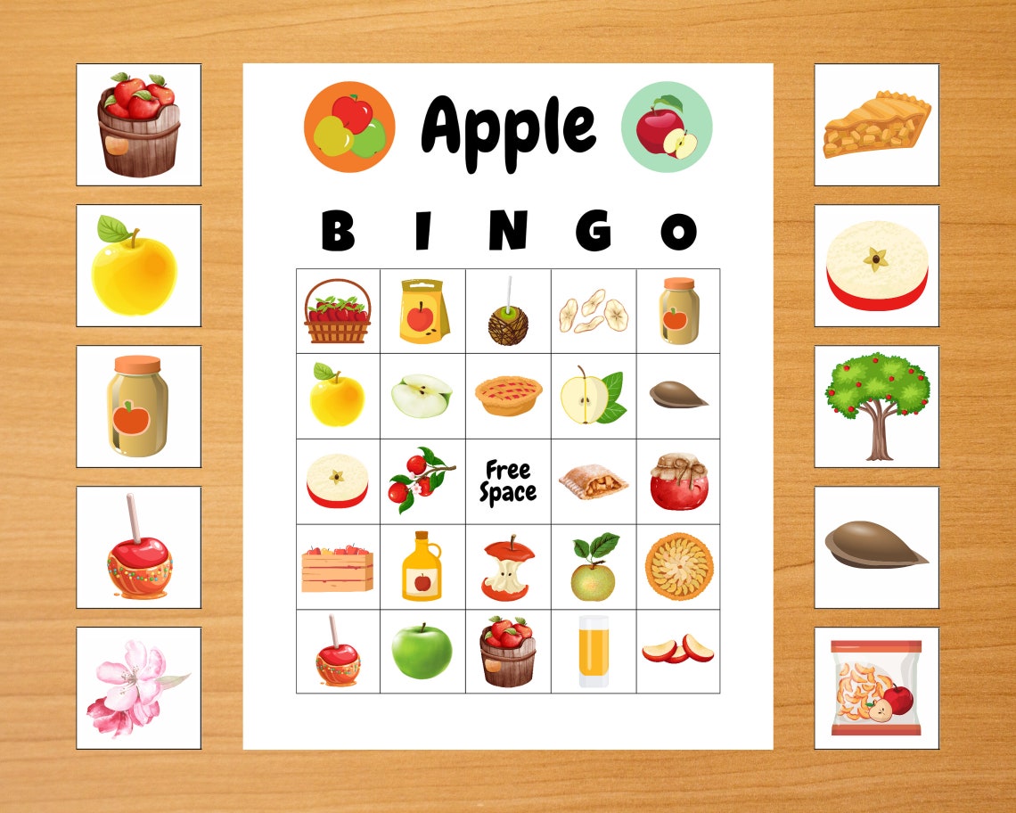 Apple Bingo| Digital Download| Printable Play Based Activity ...