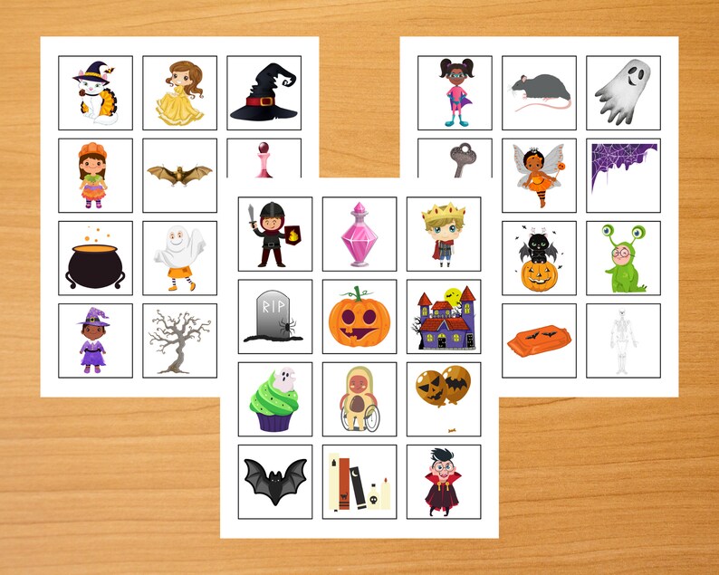 Halloween I Spy Matching Game| Digital Download| Printable Play Based ...