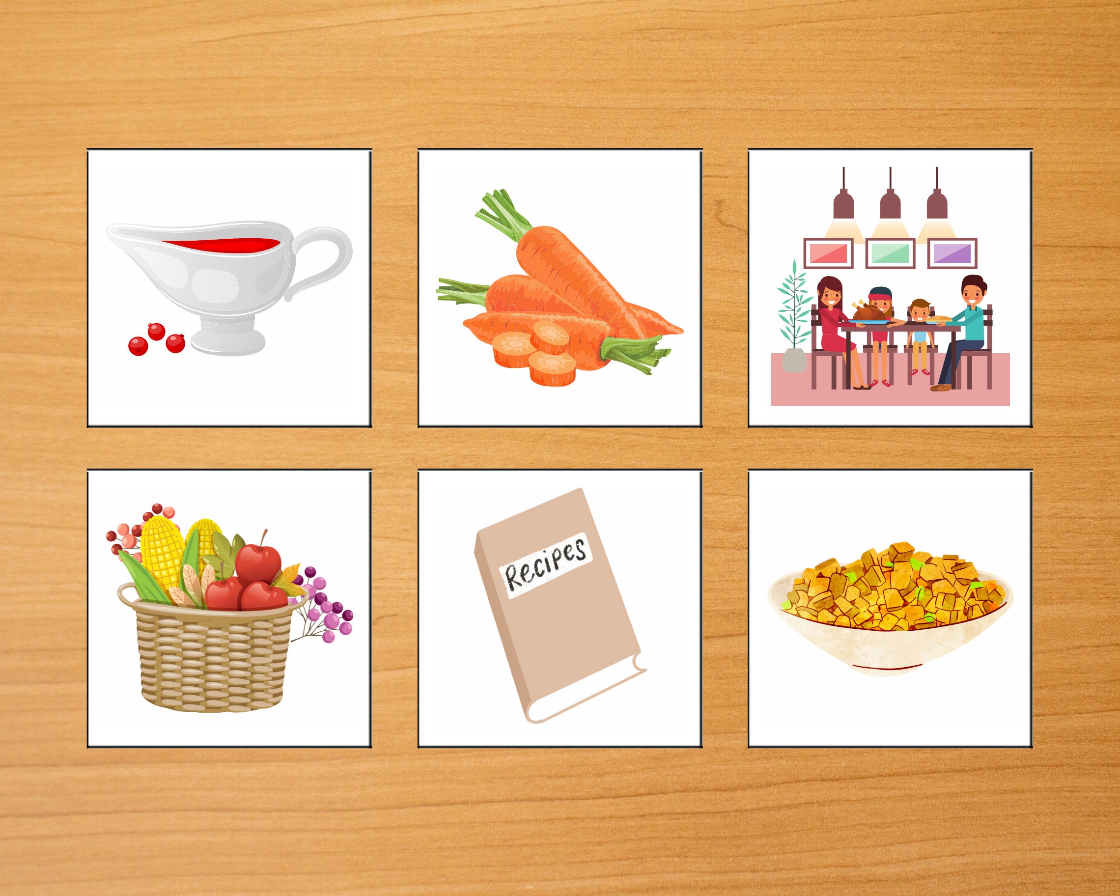 Thanksgiving Bingo| Digital Download| Printable Play Based Activity ...