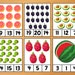 Fruits Count and Clip Cards| Printable Digital Download| Montessori ...