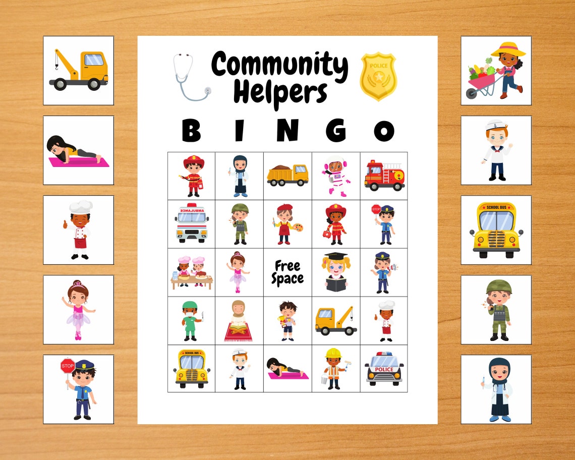 Community Helpers Activity Bundle Child Inspired Printables Digital ...