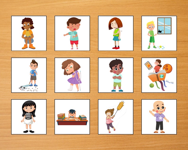 Emotions I Spy Matching Game| Digital Download| Printable Play Based ...