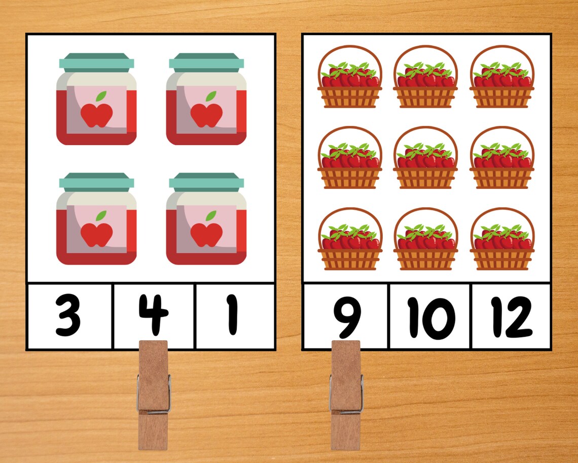 Apple Theme Activity Bundle Child Inspired Printables - Etsy