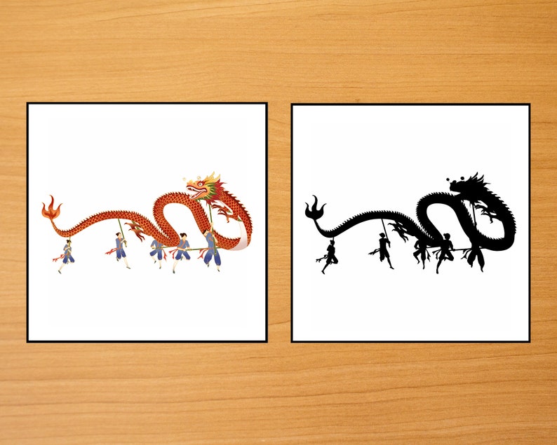 Chinese New Year Shadow Matching Cards| Child Inspired Printables ...